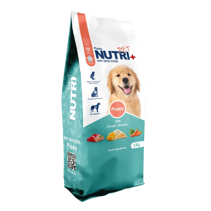 غذای خشک نوتری پلاس پاپی توله سگ 2 کیلو | پت شاپ آنلاین باران پت